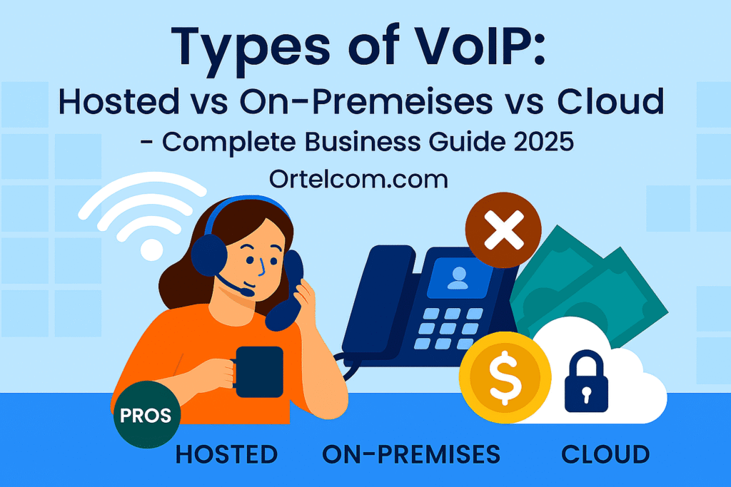 Types of VoIP: Hosted vs On-Premises vs Cloud – Complete Business Guide ...