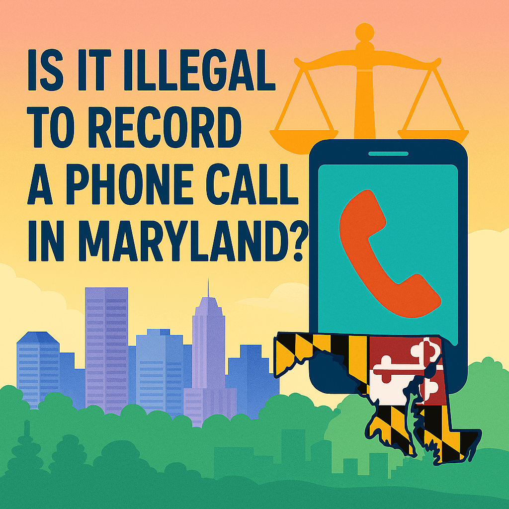 Is It Illegal to Record a Phone Call in Maryland? - Ortelcom