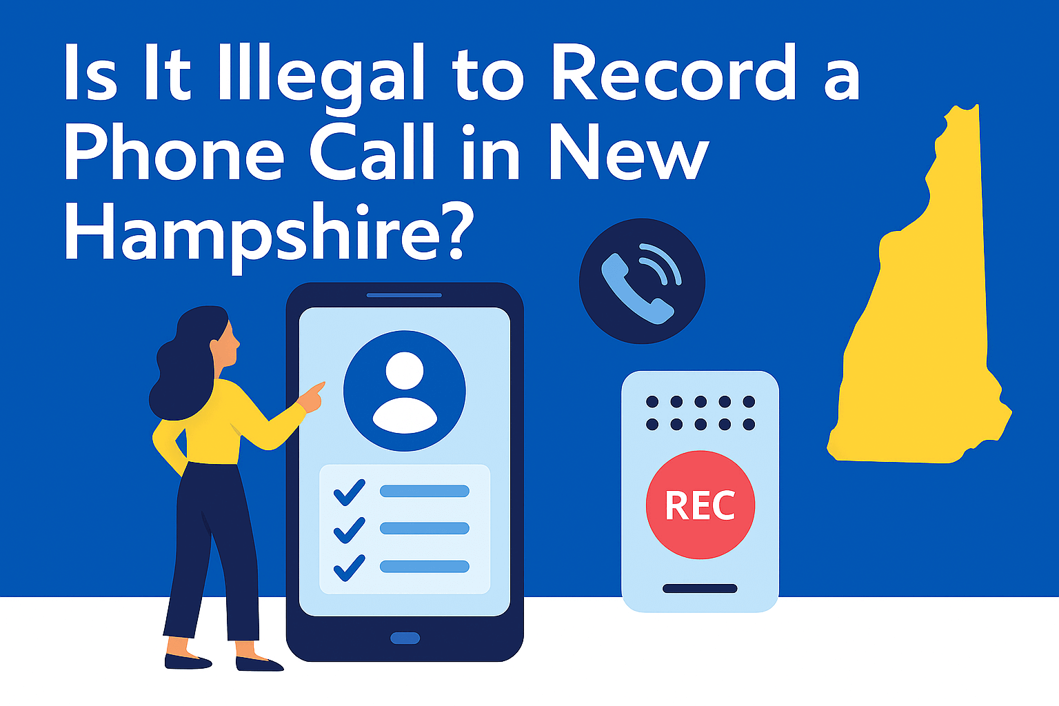 Is It Illegal to Record a Phone Call in New Hampshire? - Ortelcom