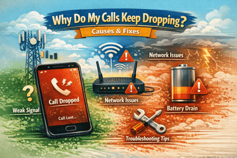 Why Do My Calls Keep Dropping? Causes & Fixes - Ortelcom